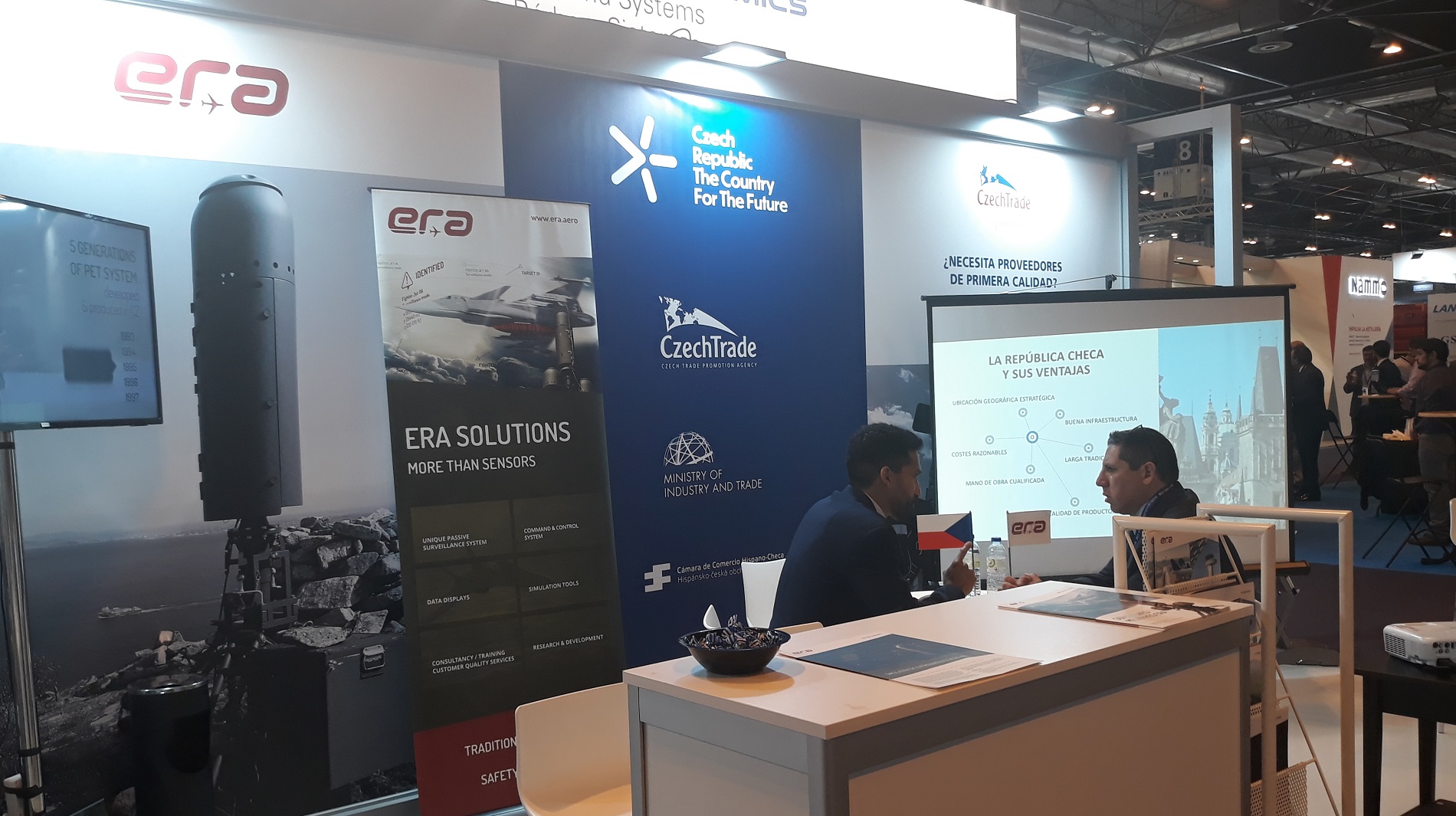 ERA a.s. - ERA presented its ELINT capabilities at FEINDEF in Madrid
